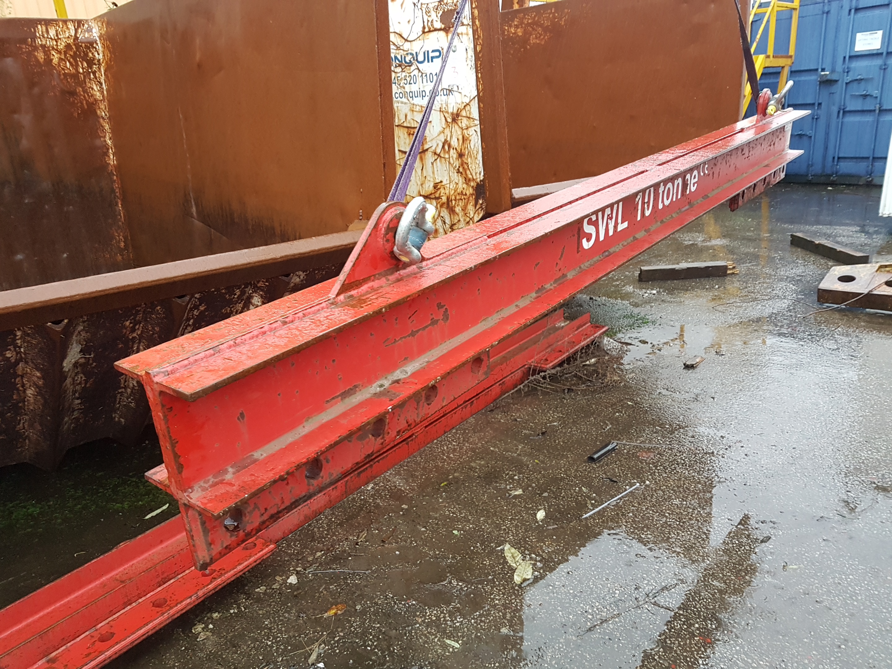 2 NO OF 10 TONNE SWL 3M MULTIPOINT LIFTING BEAMS Appraisal: Used ...