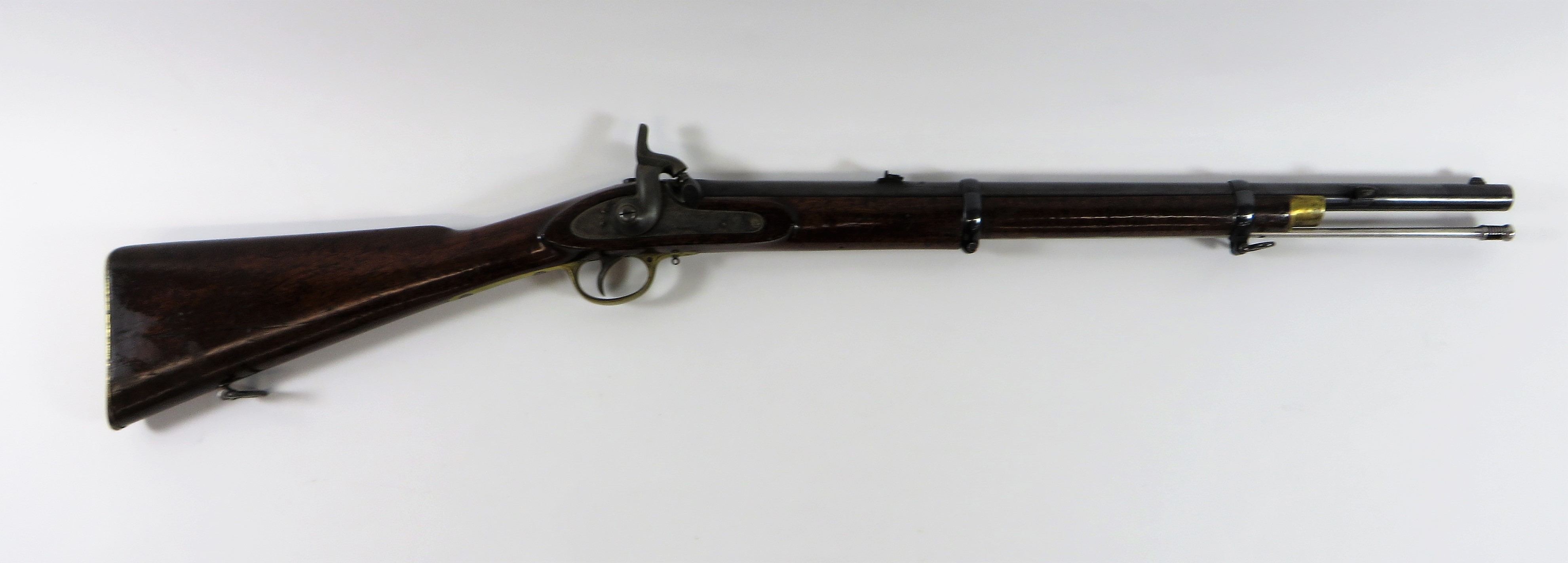 P1858 British Military Artillery Carbine .577 24 inch blued barrel with ...