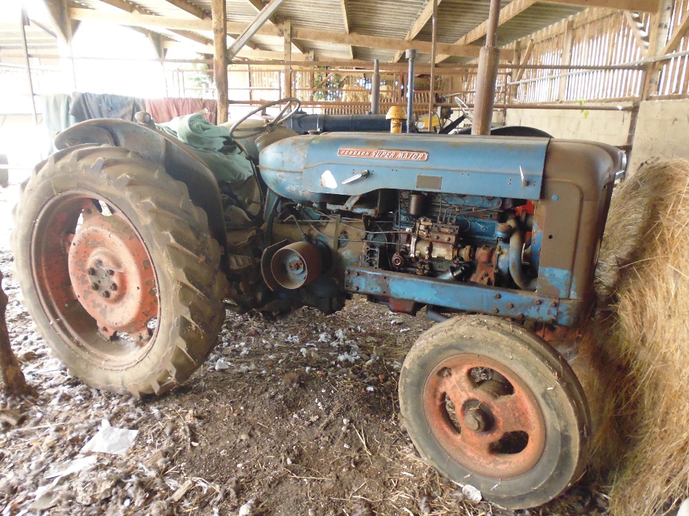 Fordson Super Major 2WD tractor. No paperwork. 12.4/11-36 rear wheels ...