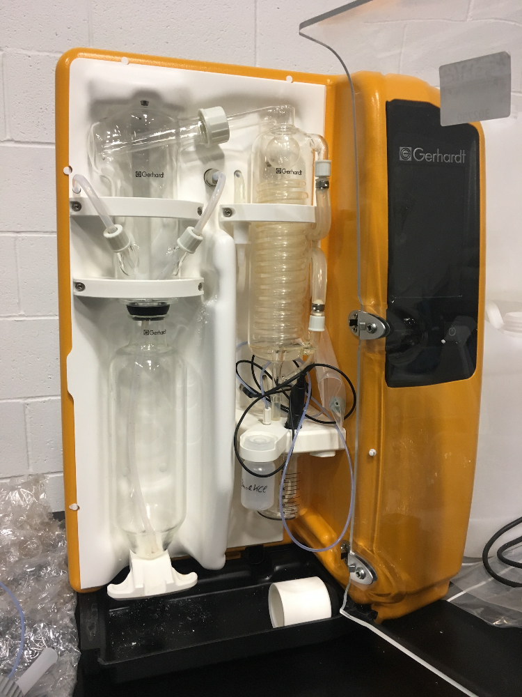 Gerhardt VAPODEST 450 Steam Distillation System,, SN: 5450 15 0043 ...