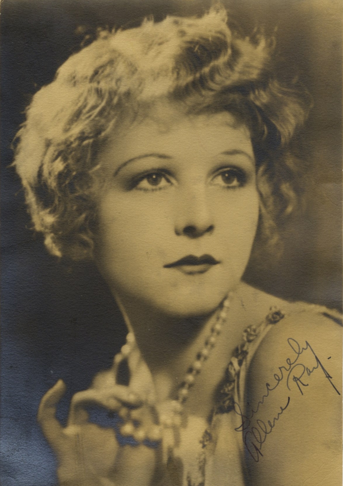 WHITE PEARL: (1889-1938) American Silent Film Actress. Rare vintage ...