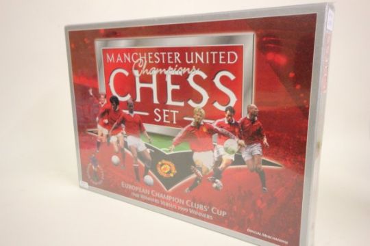 Sealed and boxed Manchester United Chess set