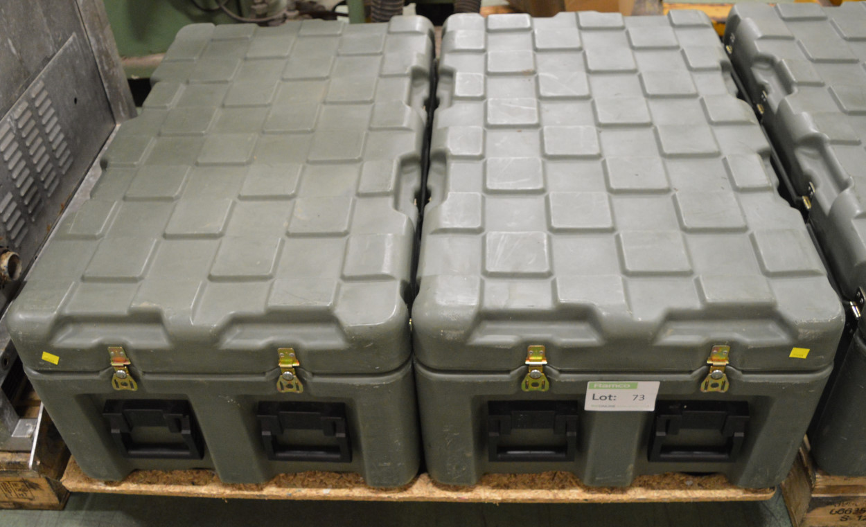 2x Transport Containers NSN 6665-99-335-6380 1000mm x 600mm x 400mm