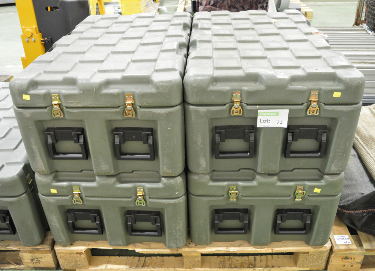 4x Transport Containers NSN 6665-99-335-6380 1000mm x 600mm x 400mm