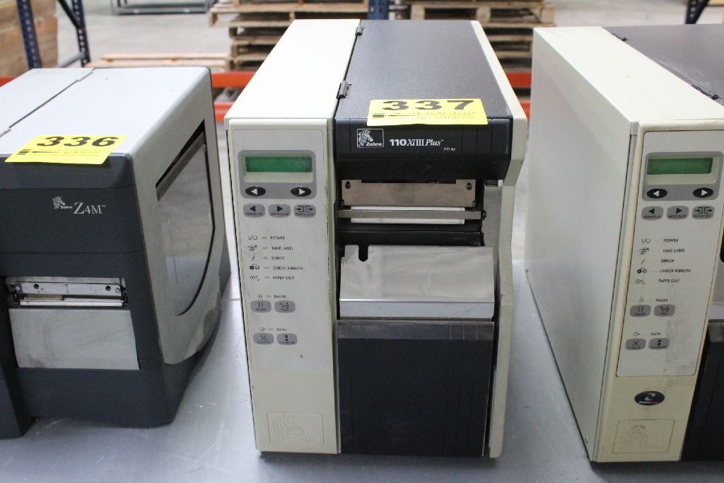 ZEBRA 110XiIII PLUS PRINTER S/N 91C07010022
