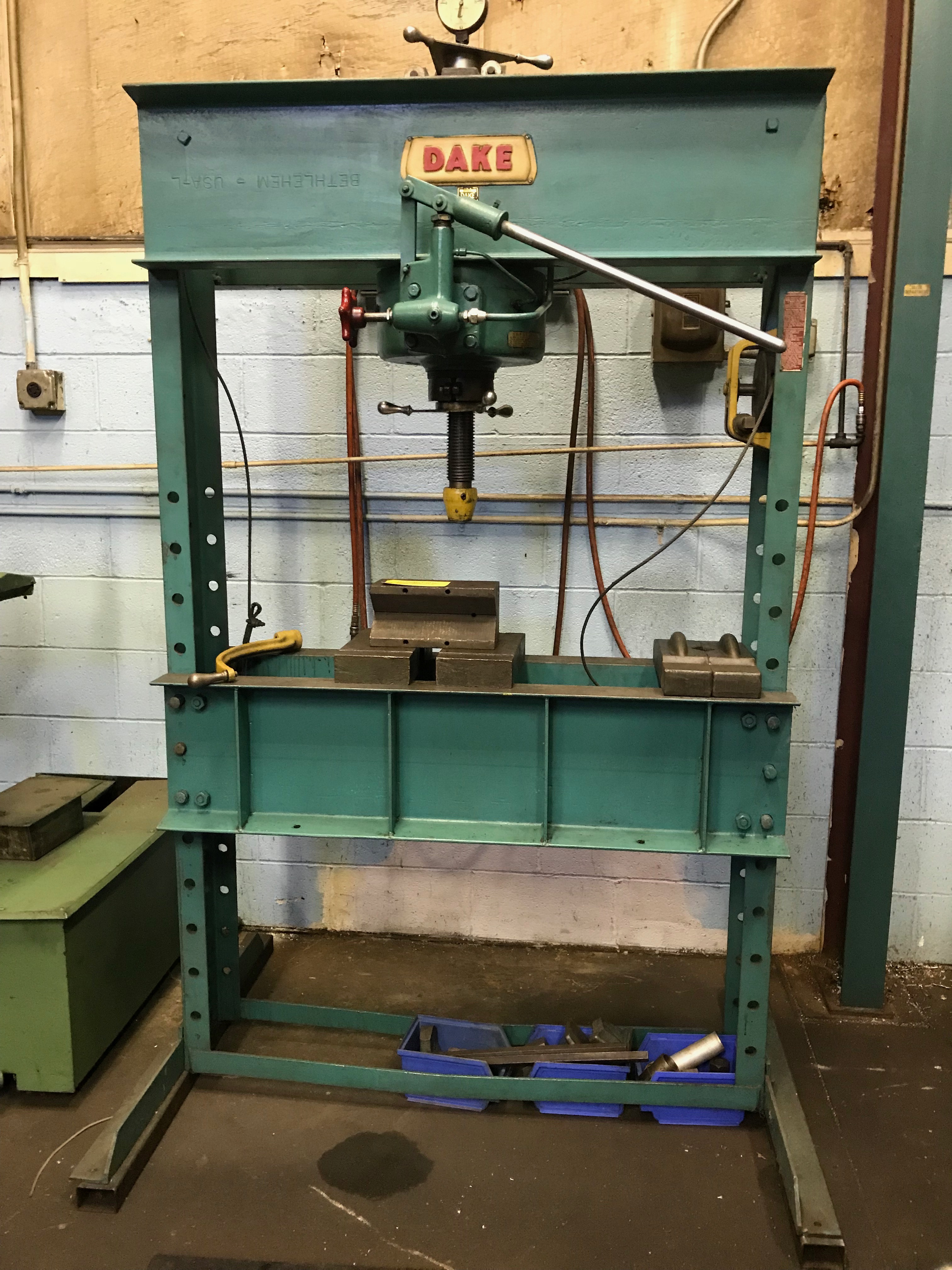 Dake 75 Ton Press with Tooling