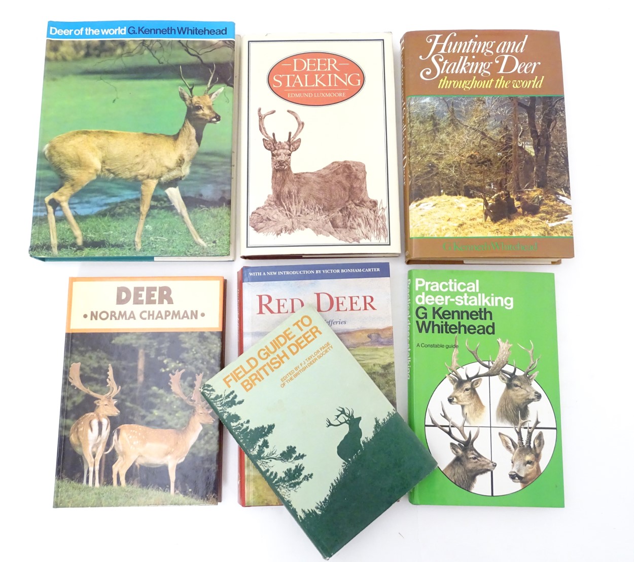 Books: Seven books on the subject of deer, comprising, 'Field Guide to ...