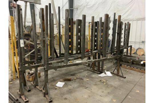 (6) custom gate welding jig stands, from 7’- 16’
