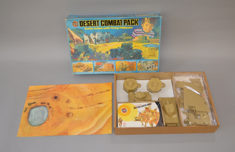 Airfix Desert Combat Pack 1/32 scale..Contains:8th Army(29), Afrika ...