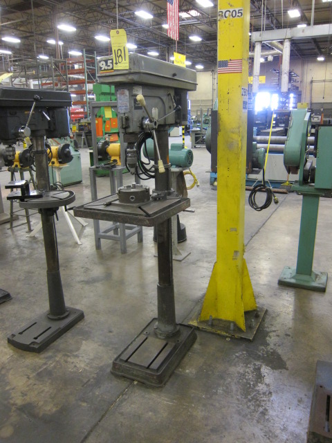 INDUSTRIAL DRILL PRESS, ORBIT MACHINE TOOLS MDL. OR-2501F, 12-spd., adj ...