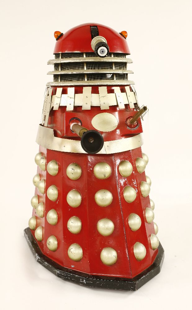 A fan built full-size replica fibreglass model of a Dalek Saucer ...