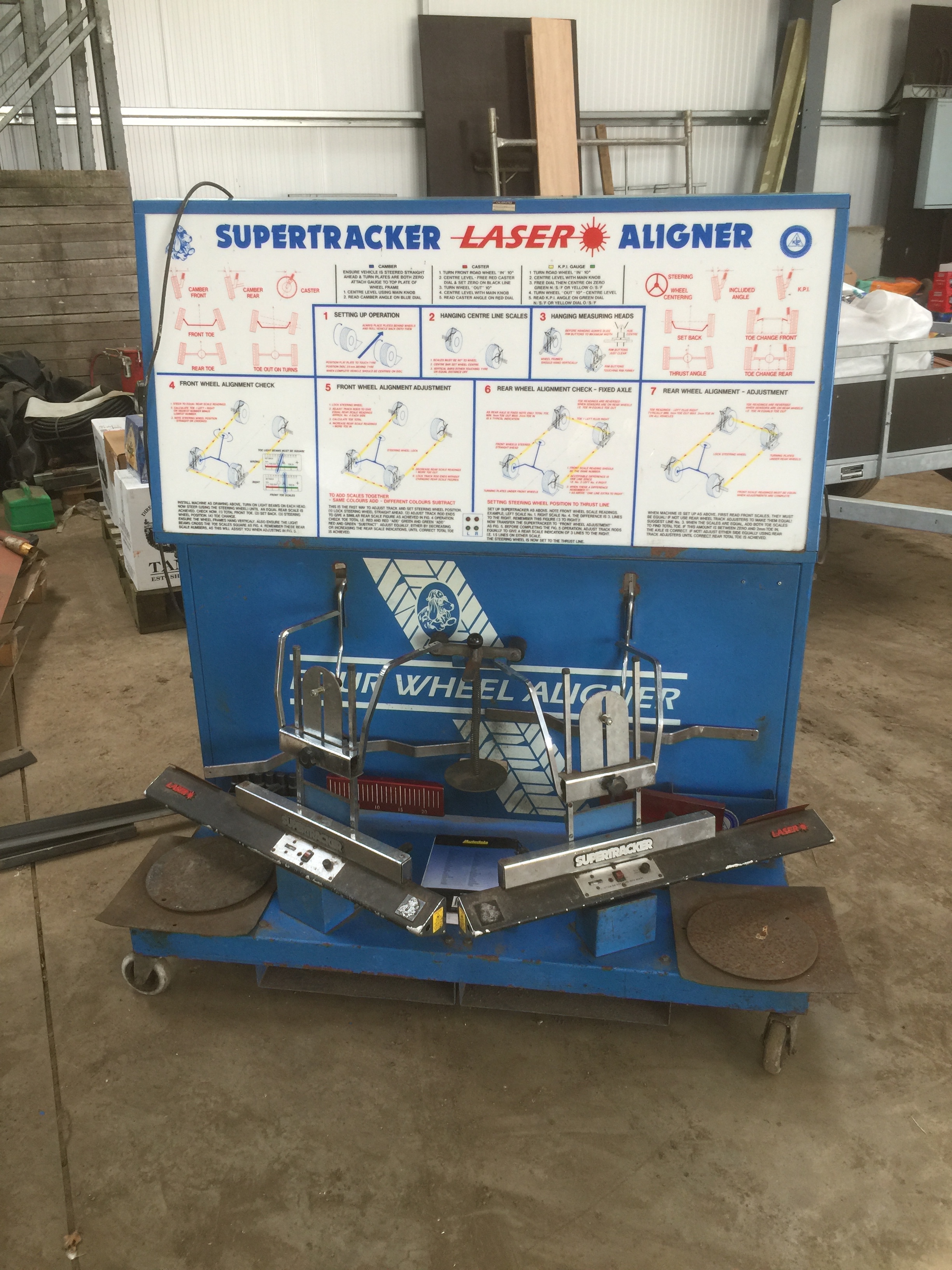 Super Tracker - 4 Wheel Laser Aligner - Fully Working - Comes with all ...