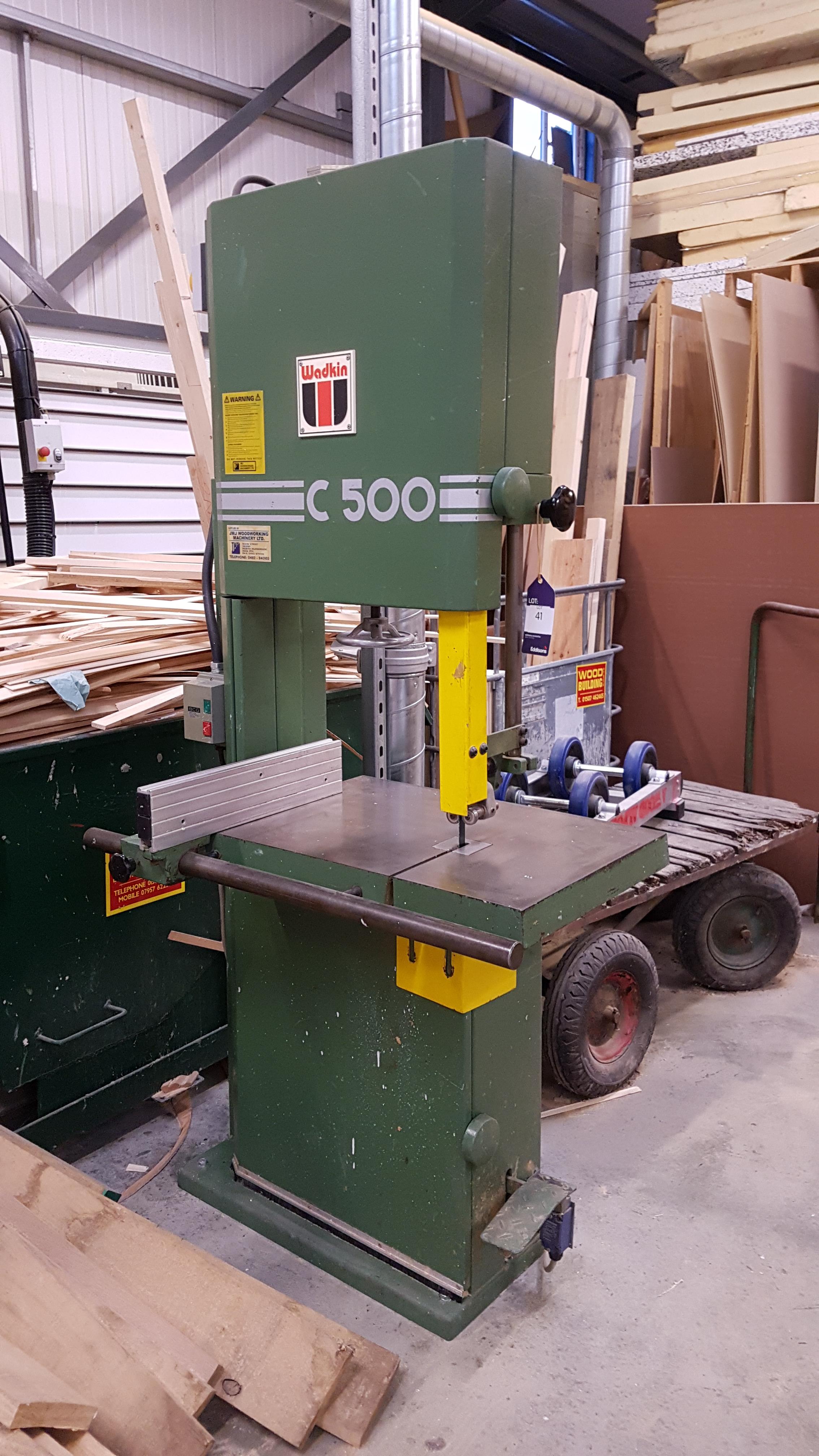 * Wadkin C500 Vertical Bandsaw A Wadkin C500 Vertical Bandsaw Machine ...