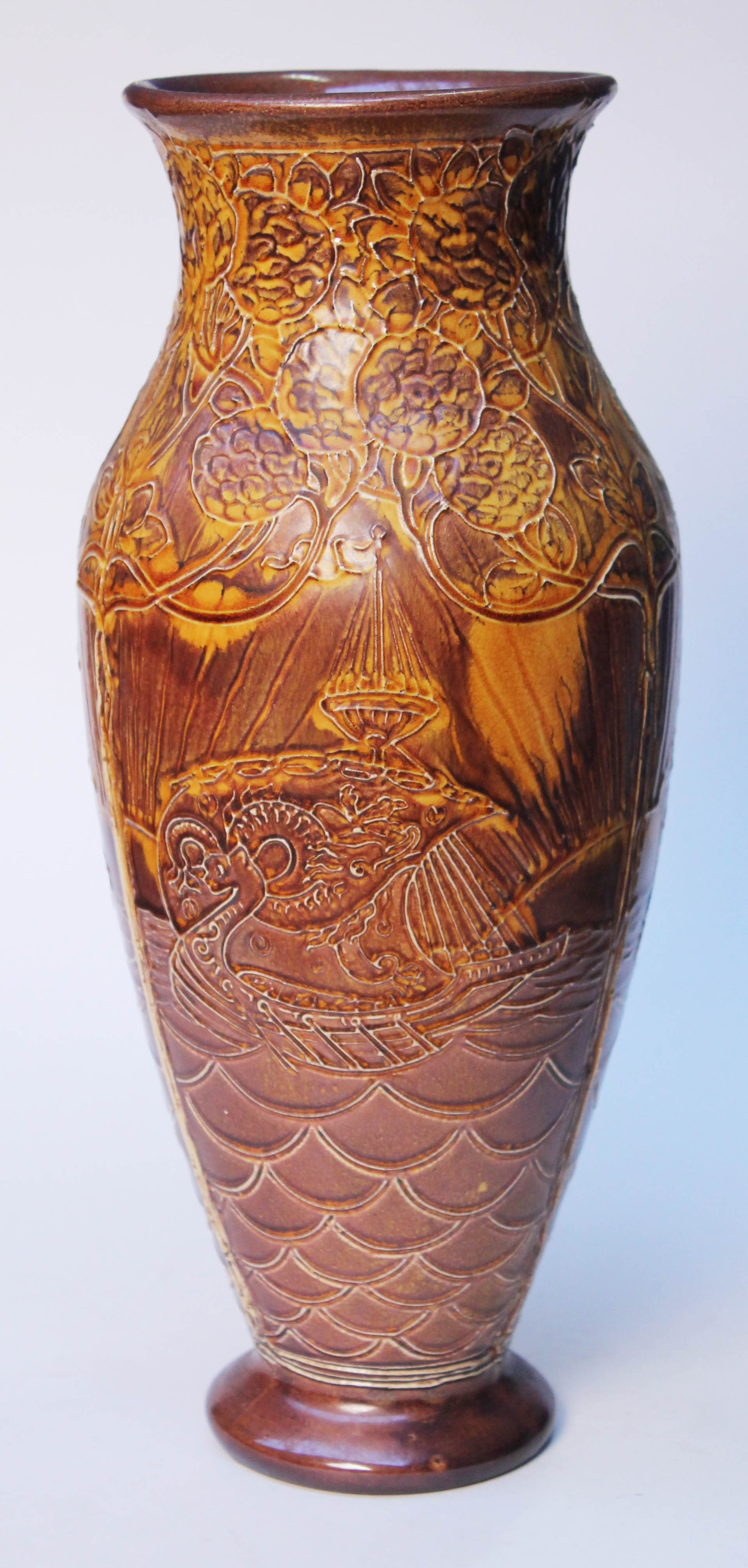 An Arts & Crafts pottery vase by Moira Forsyth (daughter of Gordon ...