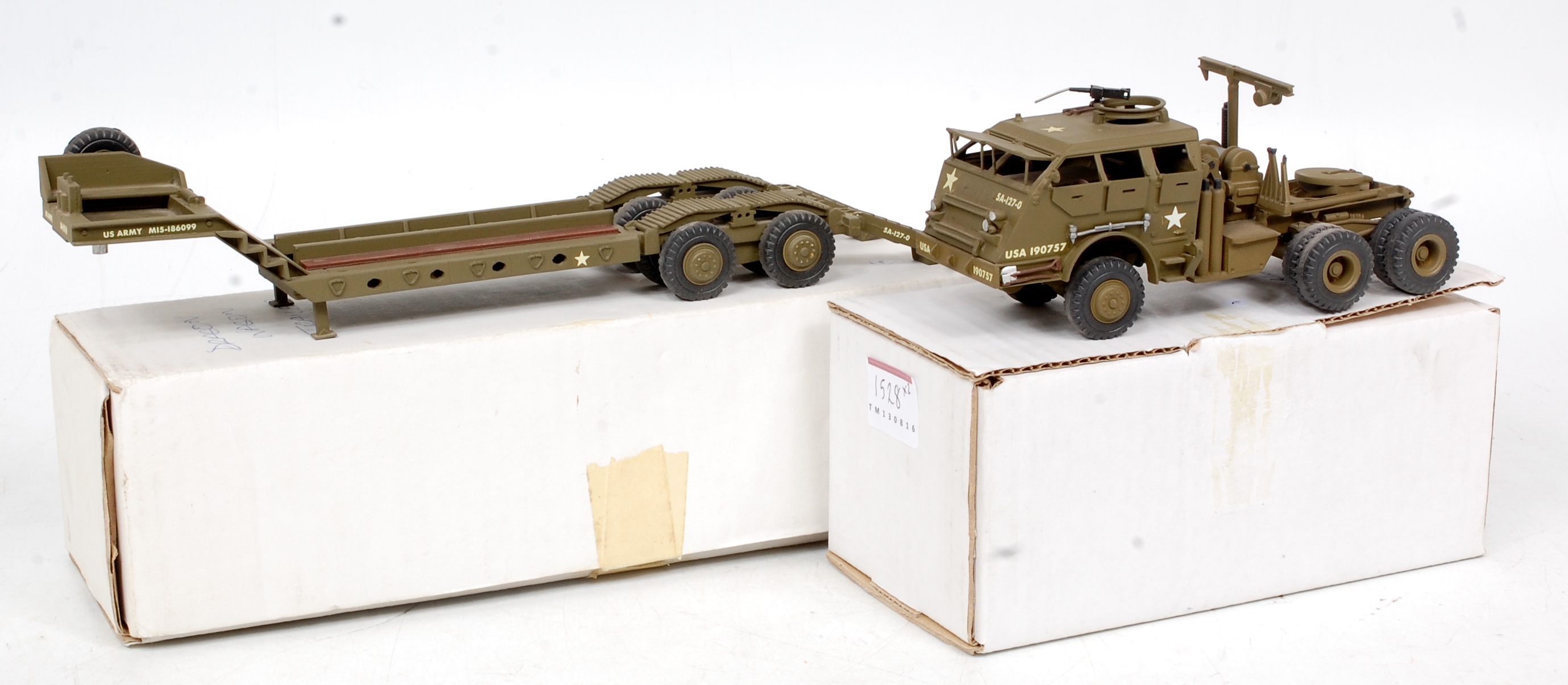 Hart Smith Models 1/48th white metal WW2 combination, comprising of M26 ...