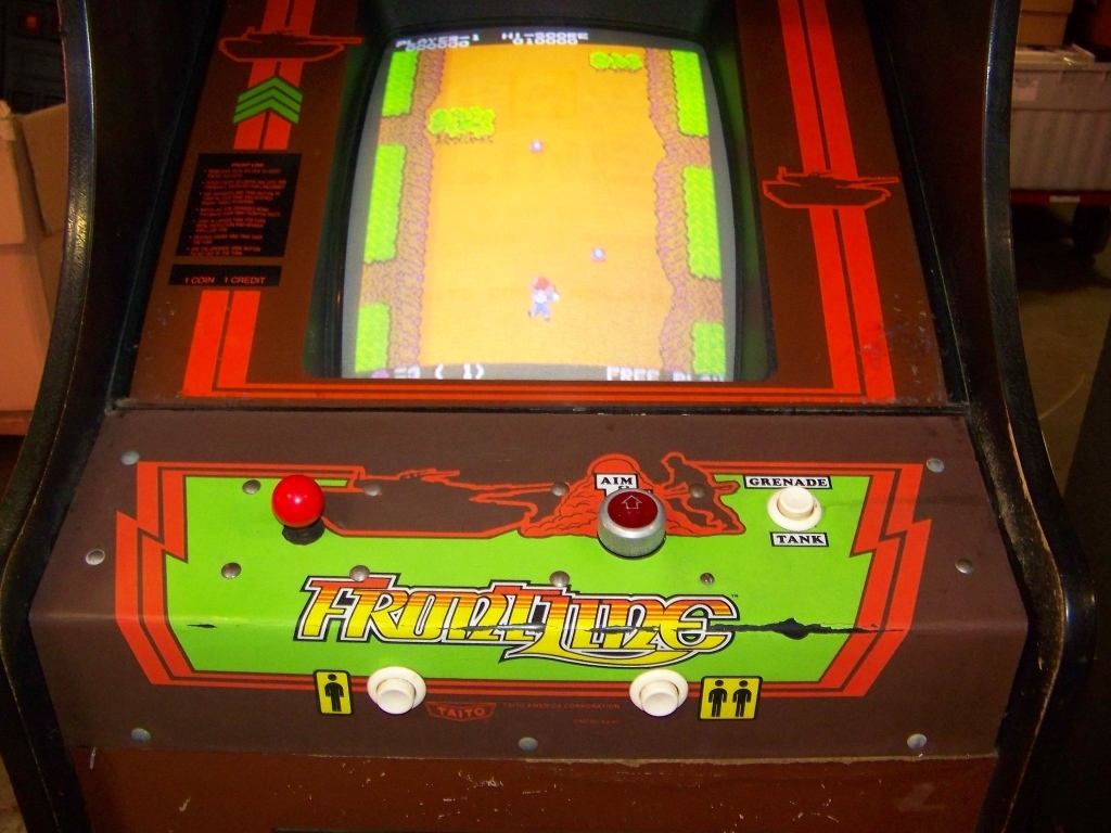 FRONTLINE CLASSIC ARCADE GAME TAITO CABINET Item is in used condition ...