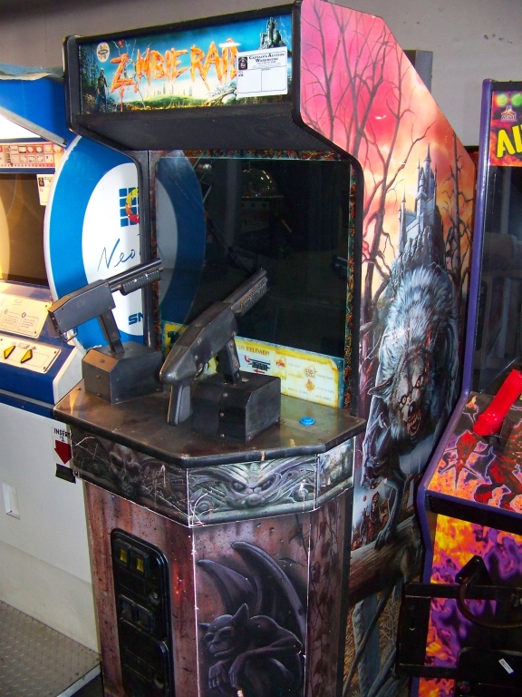 ZOMBIE RAID DEDICATED ARCADE GAME Item is in used condition. Evidence ...