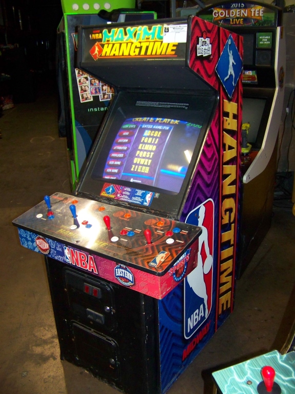 MAXIMUM HANGTIME NBA DEDICATED MIDWAY ARCADE GAME Item is in used ...