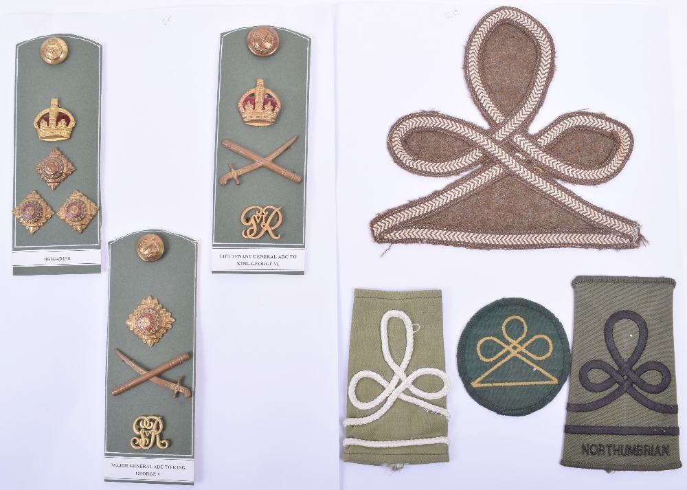 Large Album of British Officers Rank Insignia, including uniform ...