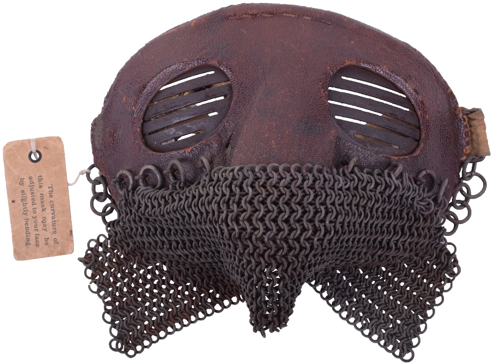 WW1 Tank Crewman’s Face Mask, excellent example of the hard to find ...