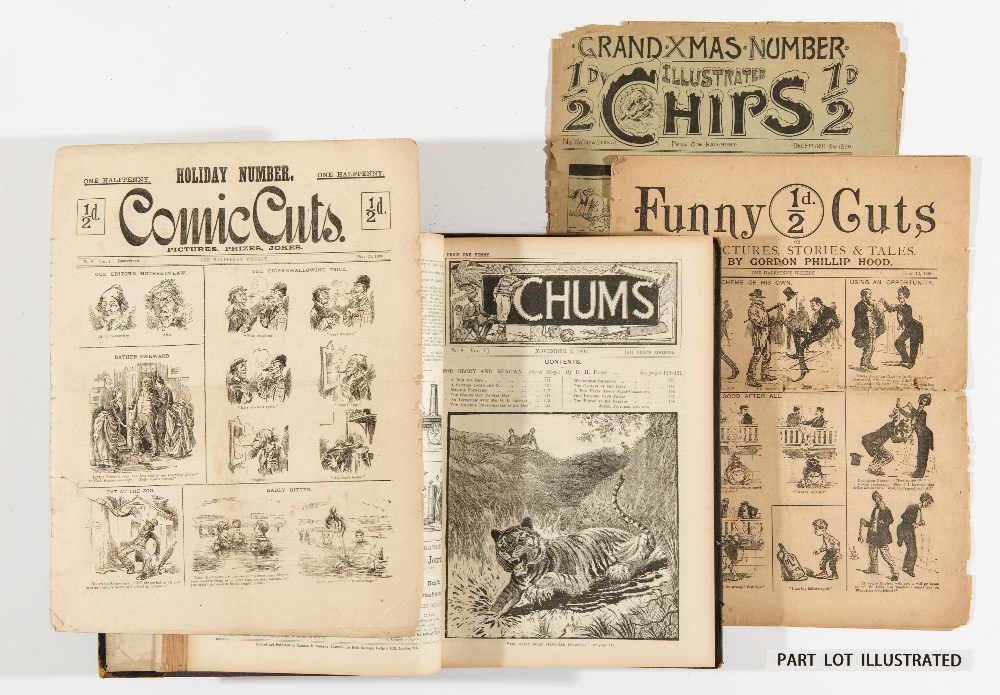 Comic Cuts (1890-1893) 1-99, 109-156. With Chums (1892-93) 1-50 in ...