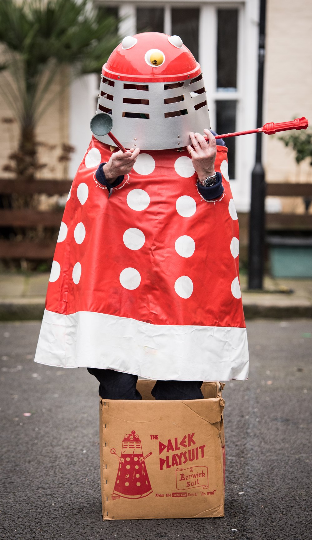 Doctor Who Dalek Playsuit (1965) by Berwick Ltd. Complete playsuit ...