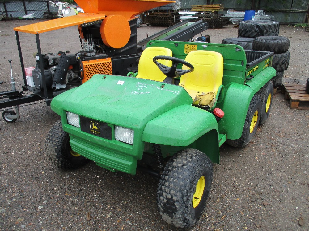 John Deere Gator 6-wheel diesel powered utility vehicle. DRIVES BUT ...