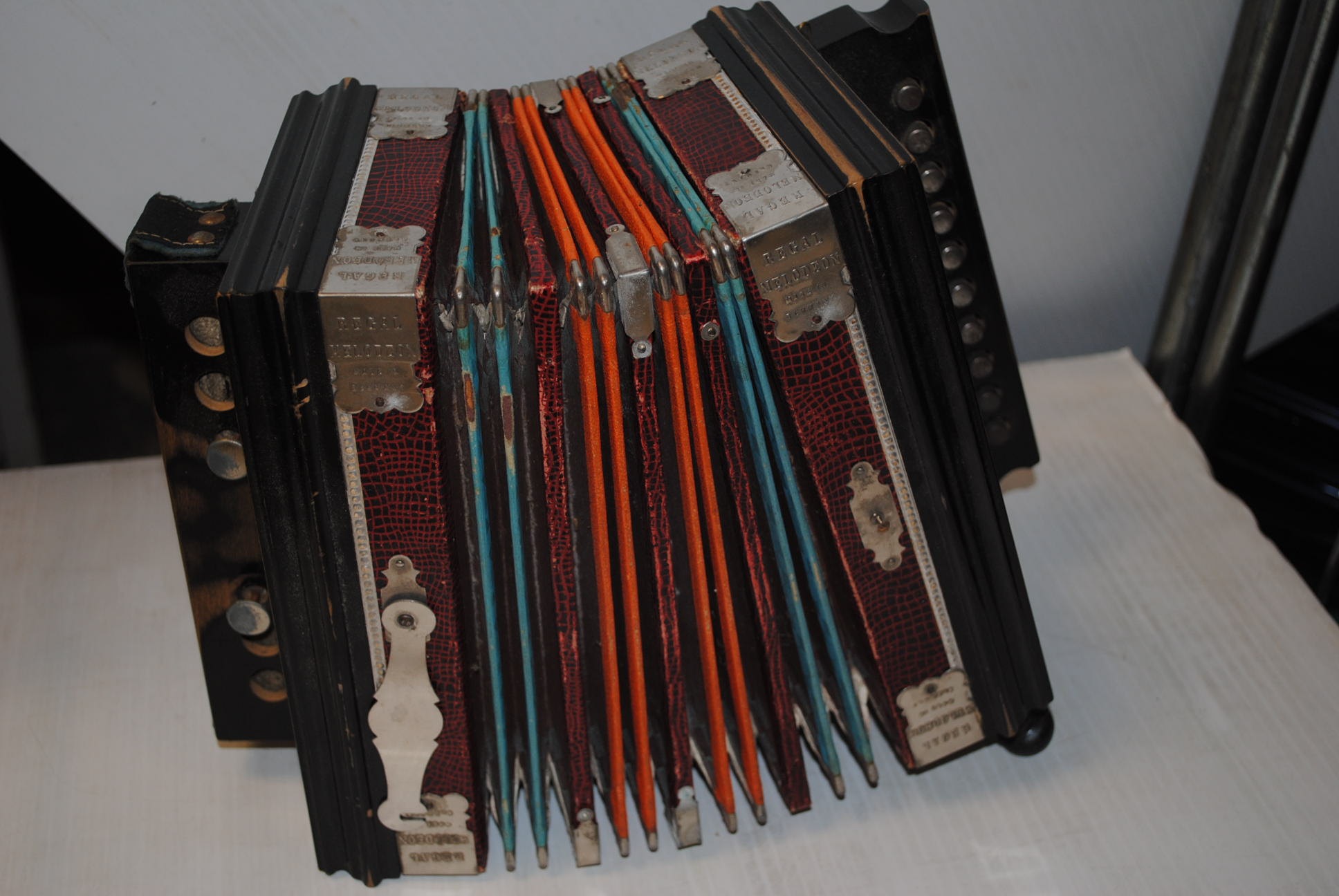 Melodeon, Regal Melodeon, made in Germany reasonable condition shows ...