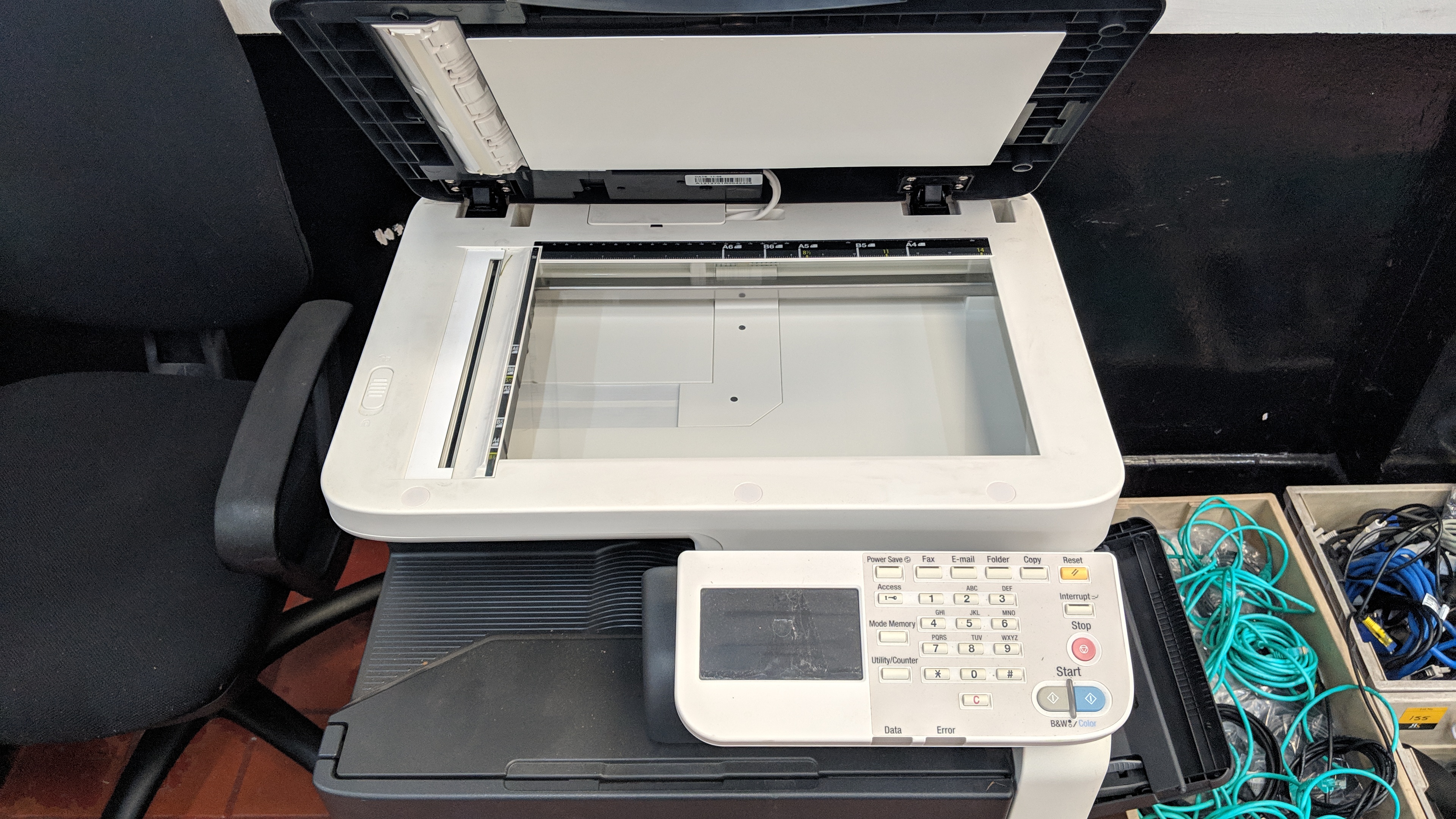 Konica Minolta Bizhub C35 floor standing multifunction copier/fax ...