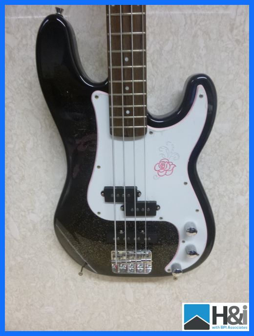 Gypsy Rose Bass Guitar. Comes with Gypsy Rose Soft Case. New and Unused