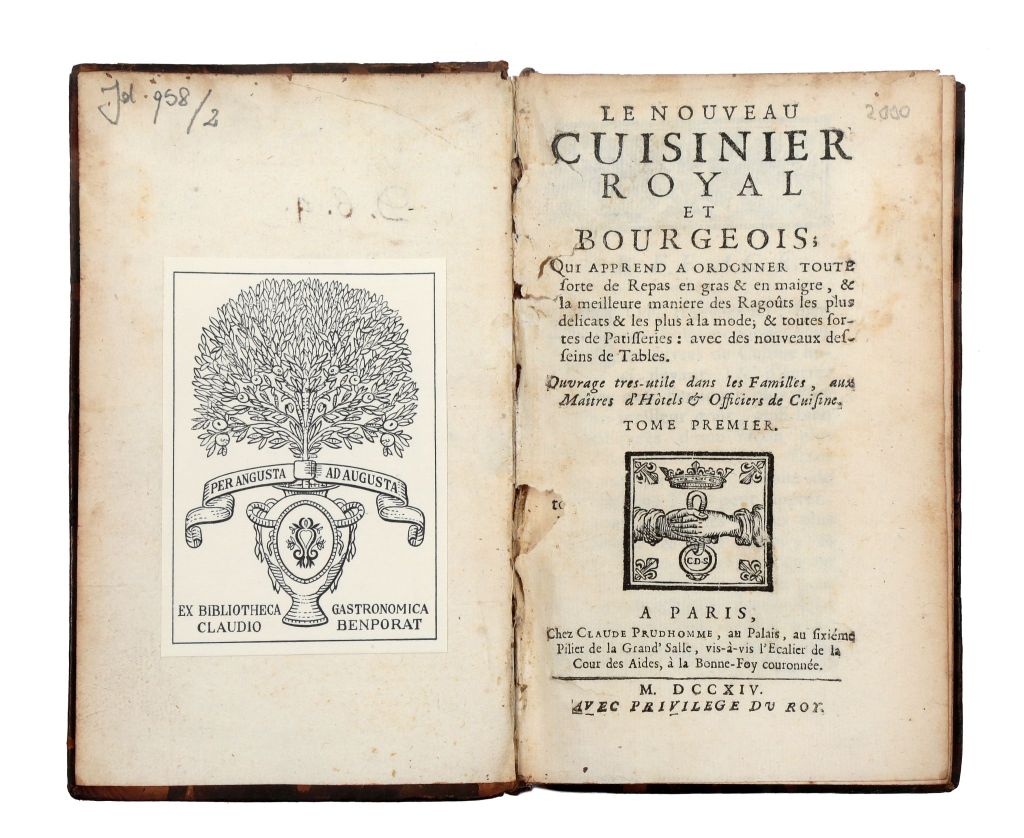 Massialot François. Le nouveau cuisinier royal et bourgeois, qui ...