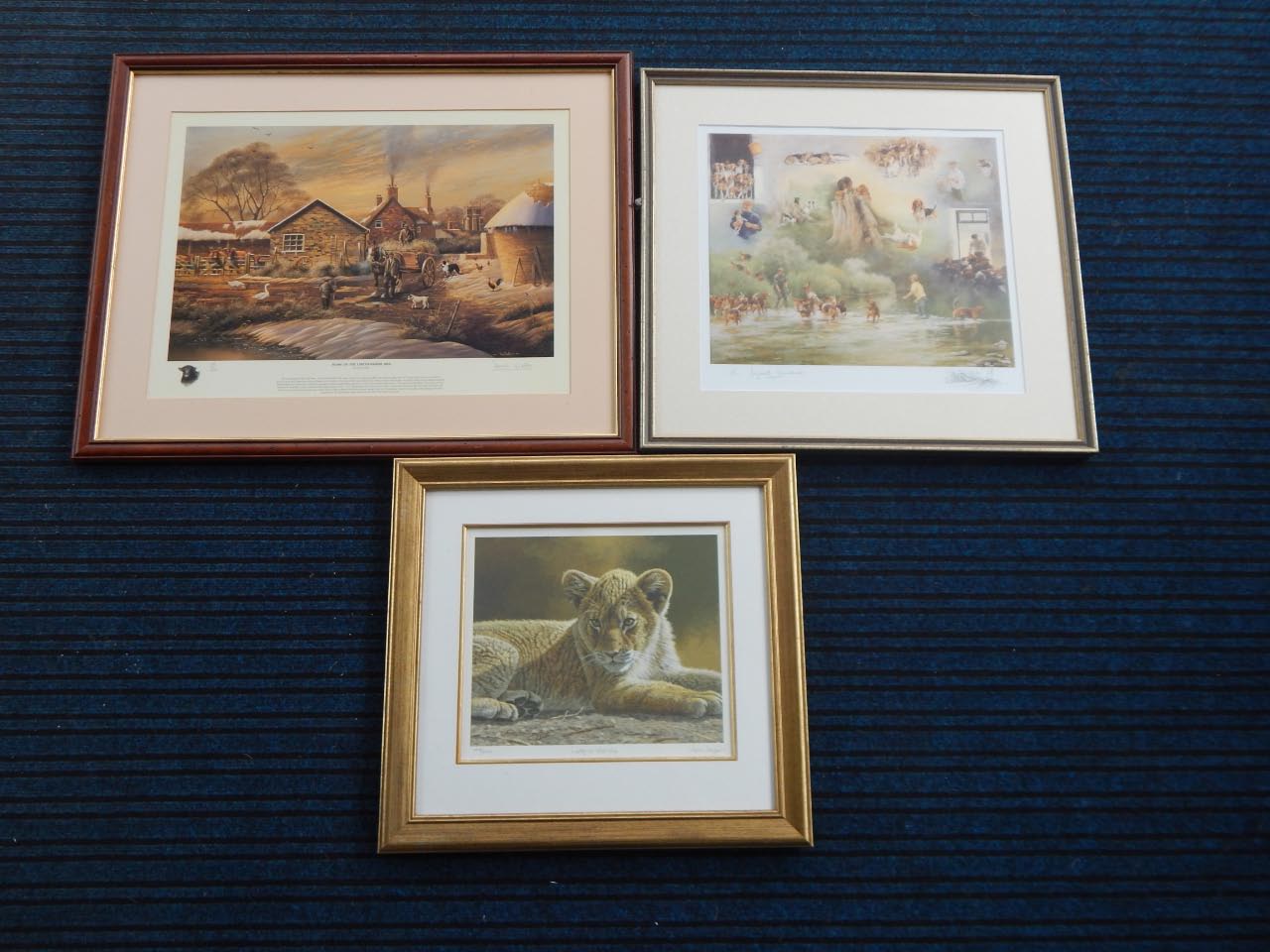 David Waller (20thC). Home of the Lincolnshire Red, artist signed ...