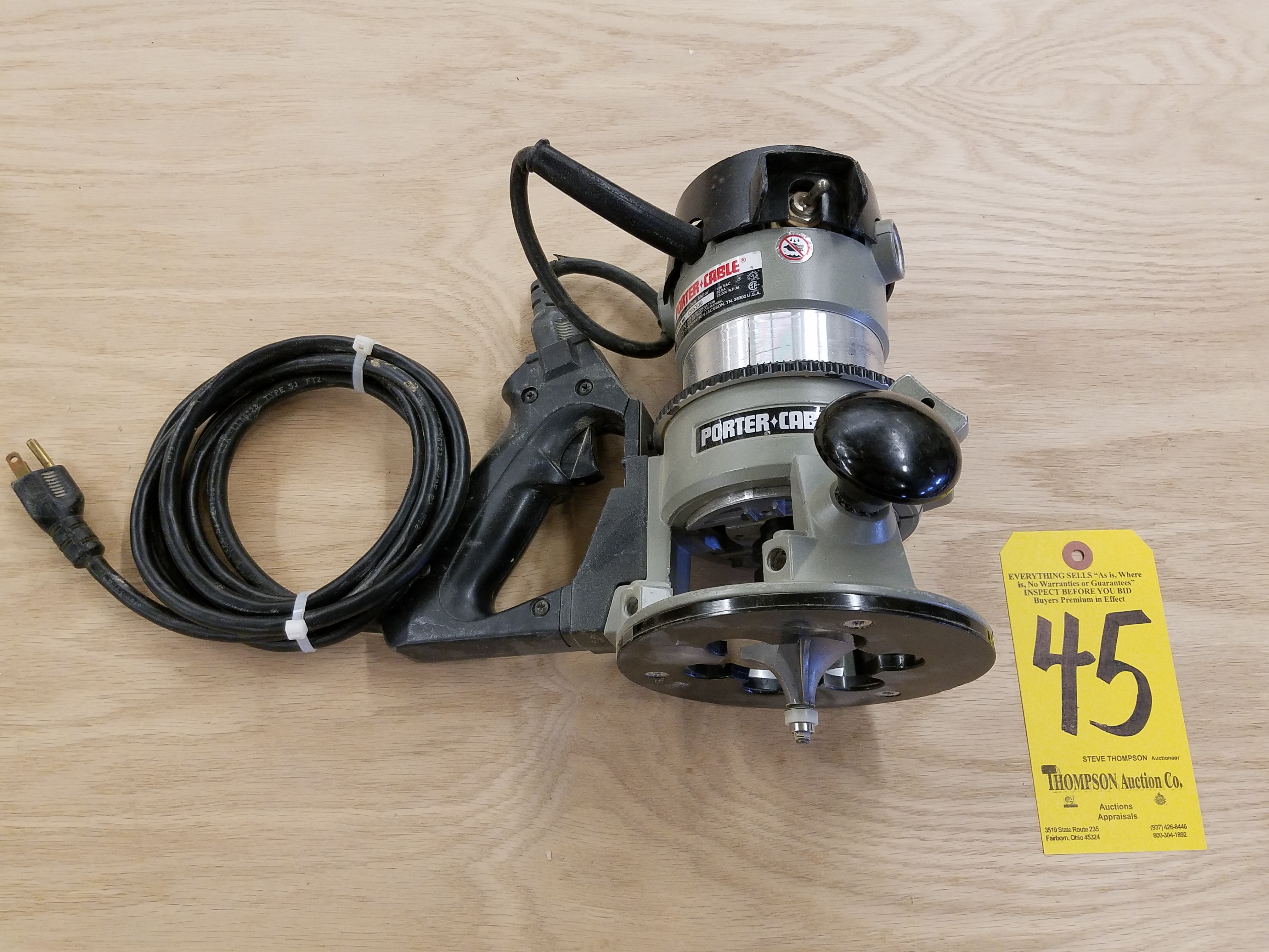 Porter Cable 6911 Router and 6912 Motor, 23,000 RPM