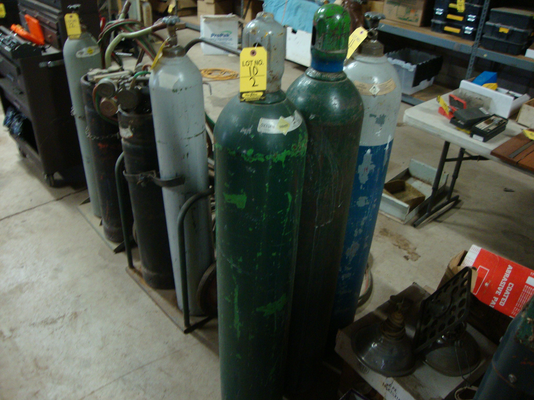 OXYGEN TANKS GREEN