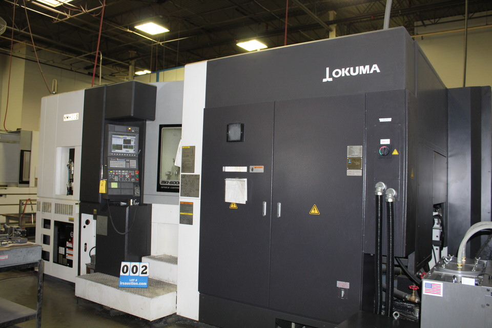 2016 OKUMA MA-600H II HORIZONTAL MACHINING CENTER, RPM: 12,000, CHAIN ...