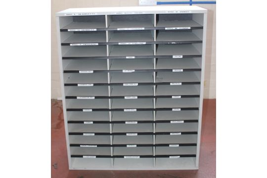 1 x A4 File Document File Organiser - Office Letter Box - Unit - 36 ...