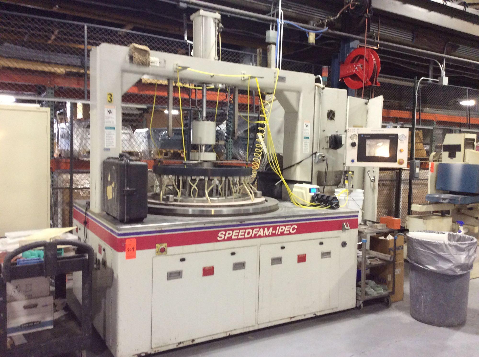 SpeedFam-IPEC double sided lapping machine, mn 16B-6P, sn 16B-6P466588-817, YEAR 2004, 480 volt 3