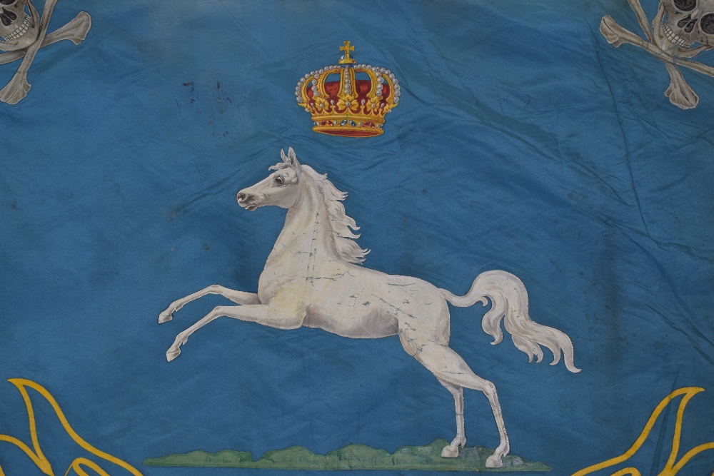 Large and Impressive Regimental Standard / Flag for The State of ...