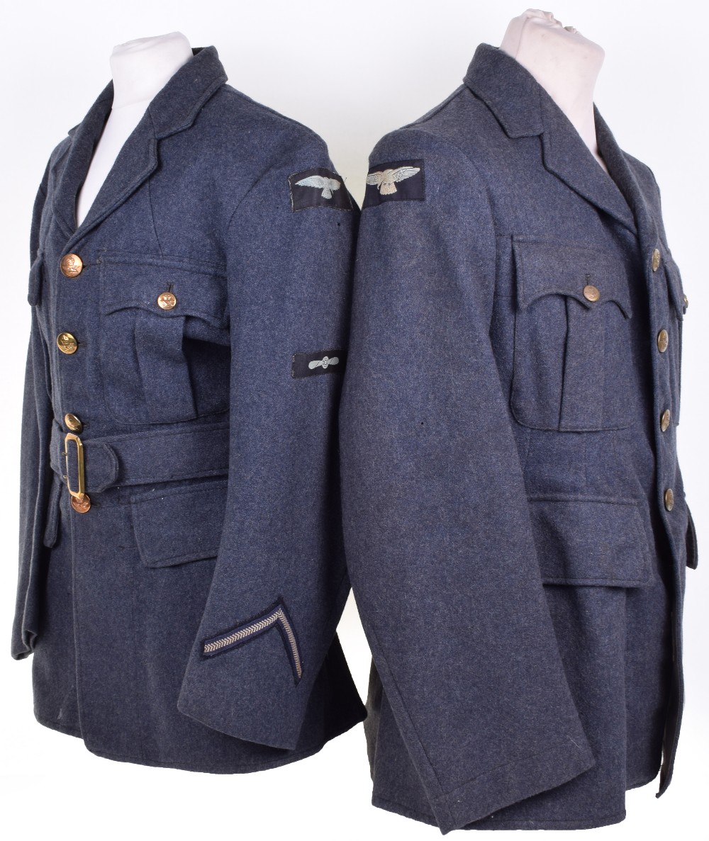 WW2 Royal Air Force Uniforms, consisting of other ranks wool four ...
