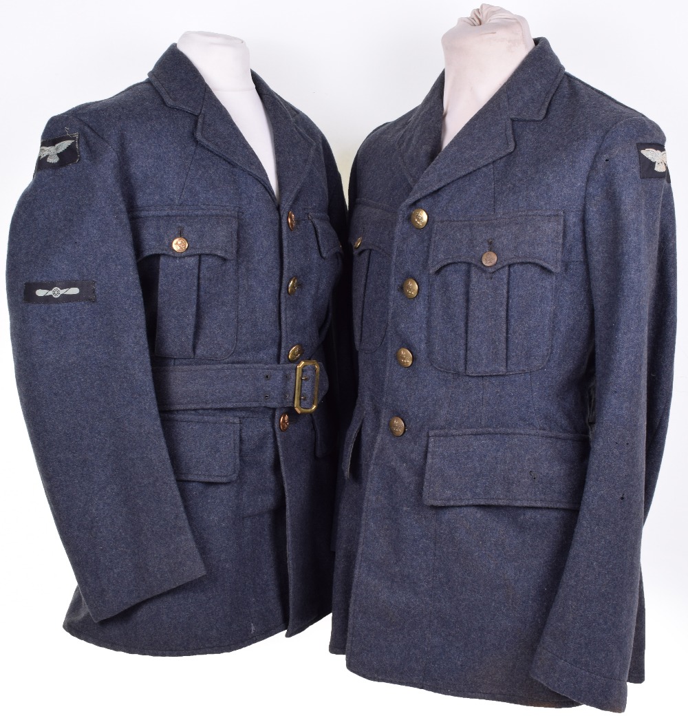WW2 Royal Air Force Uniforms, consisting of other ranks wool four ...