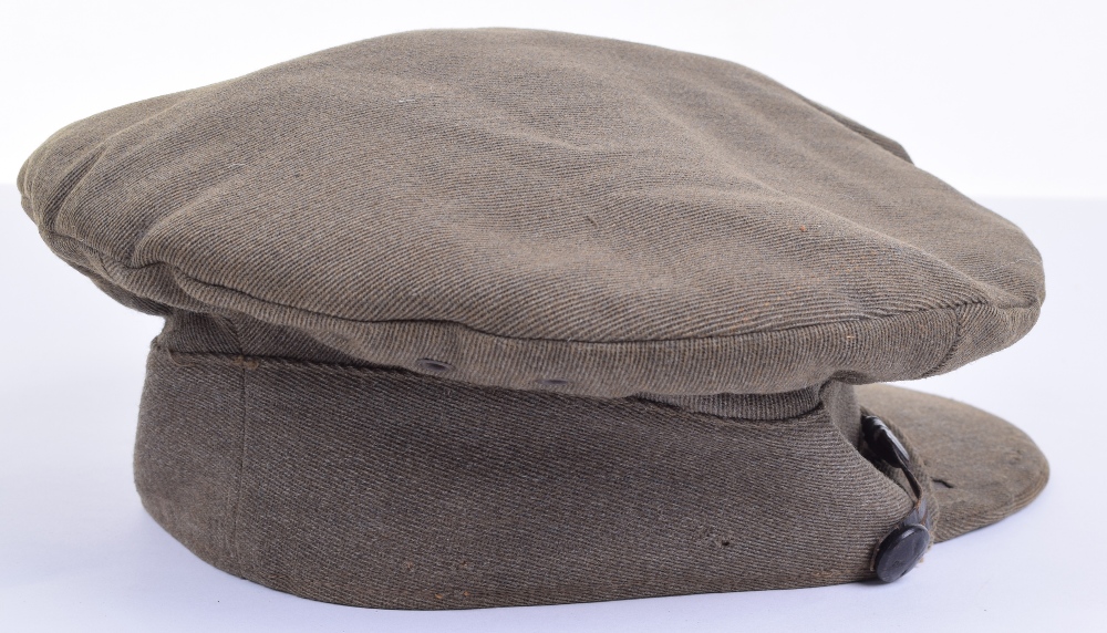 WW1 British Army Chaplains Trench Cap, fine khaki officers soft trench ...