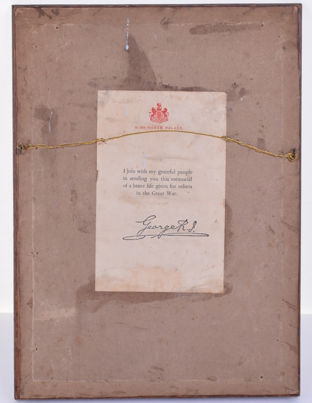 WW1 Memorial Scroll 17th Battalion Australian Imperial Forces, the ...