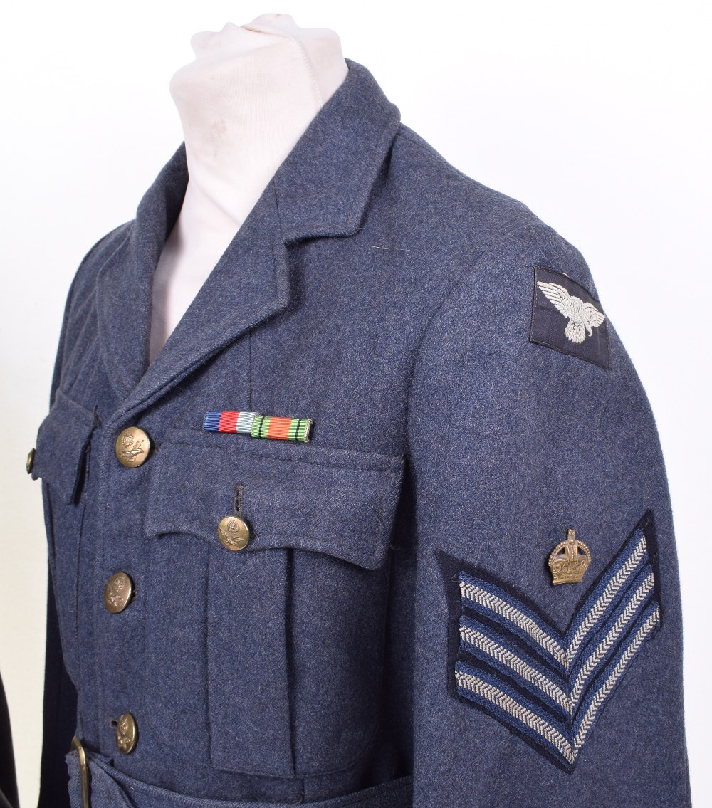 WW2 Royal Air Force Flight Sergeants Uniform Group, consisting of four ...