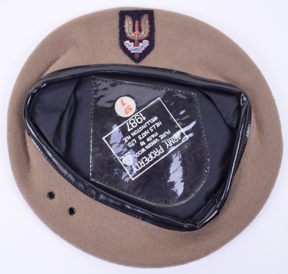 Rare 1st Issue New Zealand Special Air Service (S.A.S) Officers Beret ...