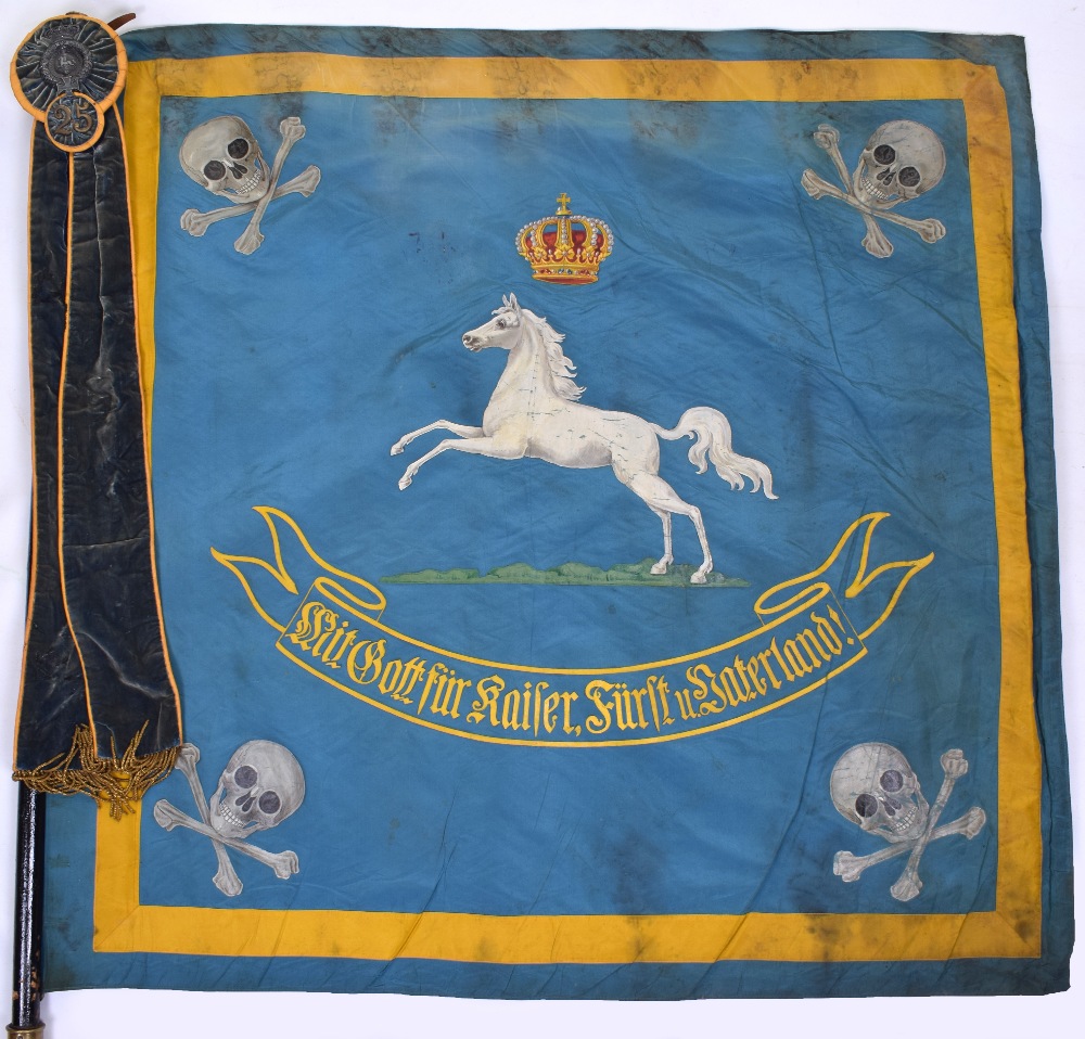 Large and Impressive Regimental Standard / Flag for The State of ...