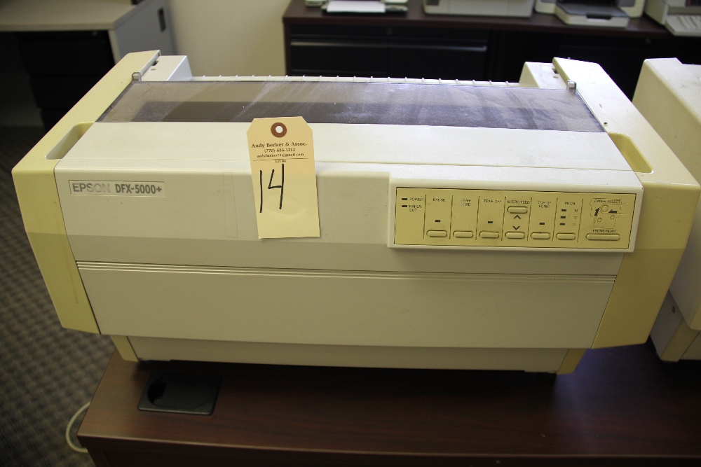 Epson DFX-5000+ Matrix Printer, S/N 1MW0074373