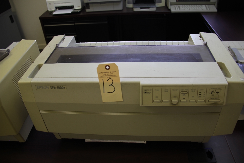 Epson DFX-5000+ Matrix Printer, S/N 1MW0068308