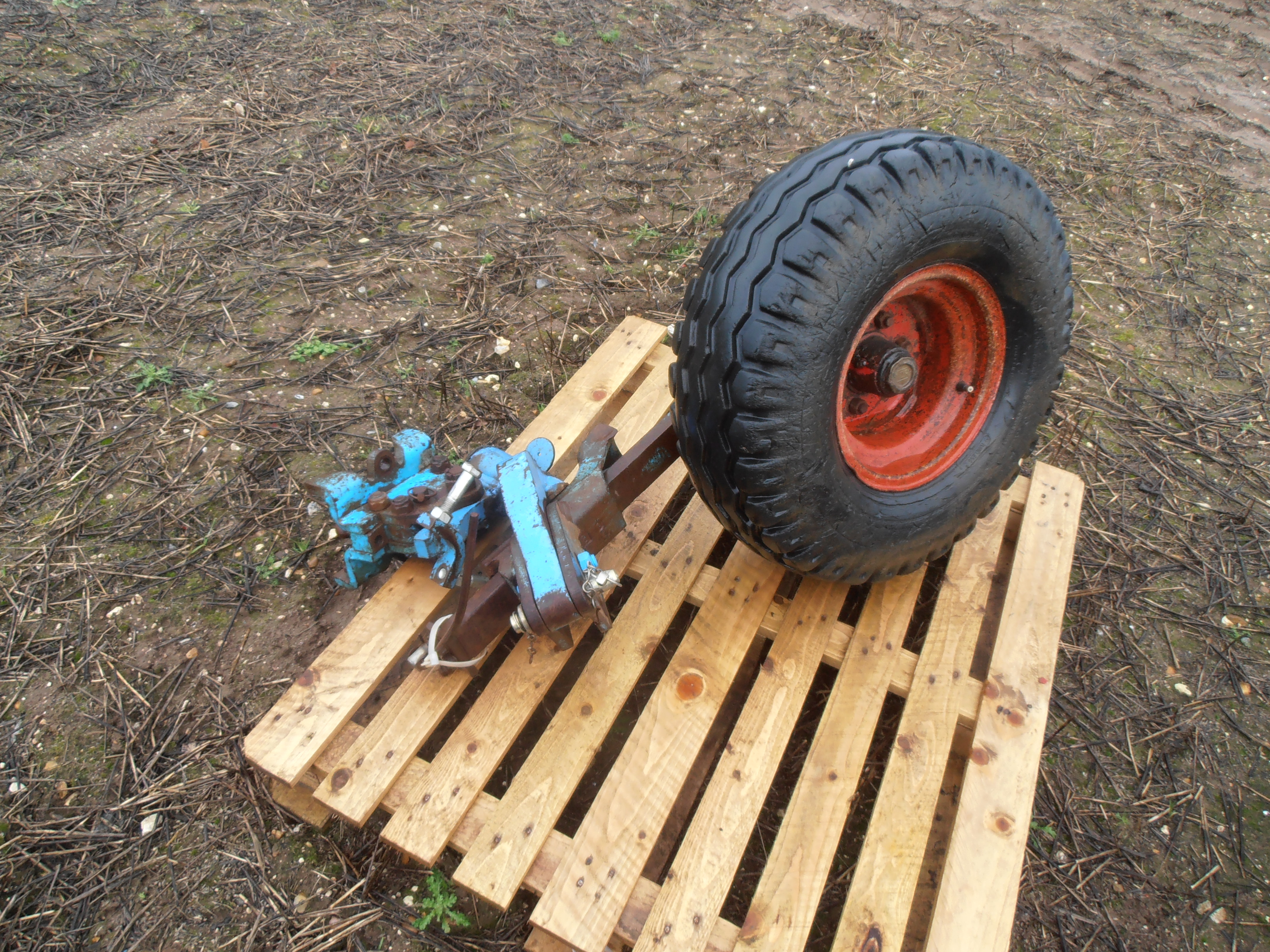 Depth Wheel for Lemken plough. (10.0/80-12 tyre)