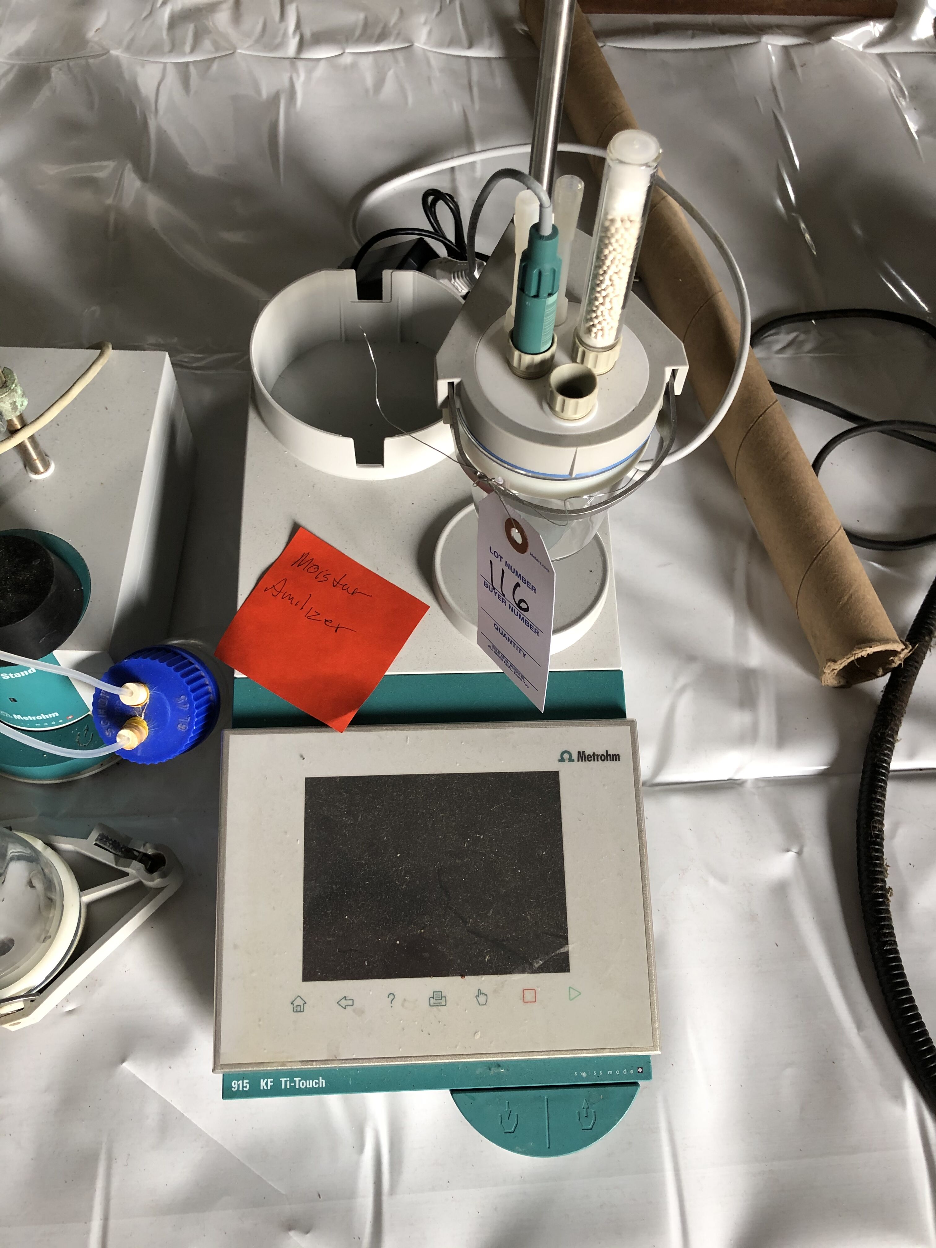 Metrohm 803 Ti-Stand, Metrohm 915 KF-Ti-Touch Moisture Analyzer & (1) Stand
