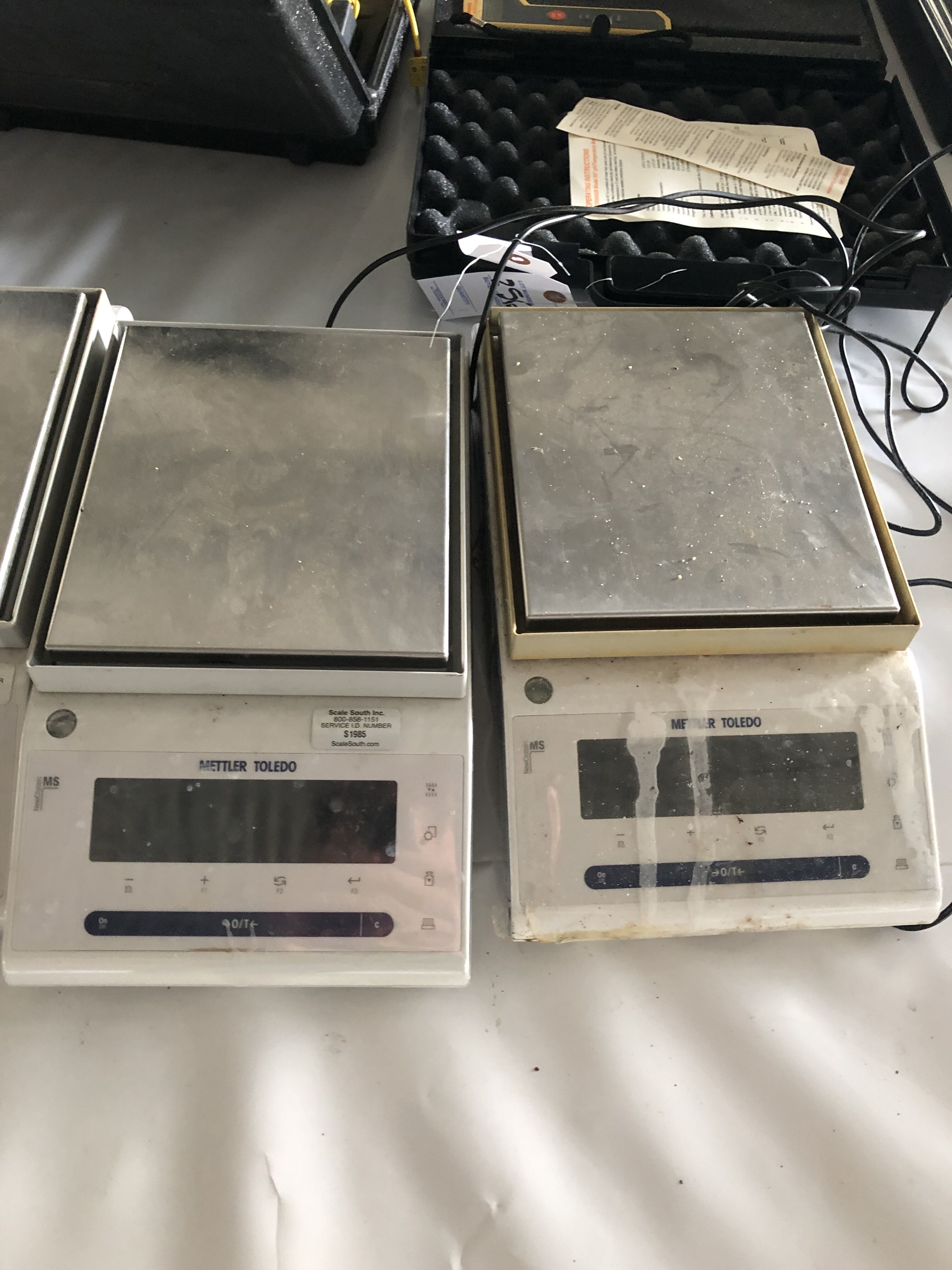 (3) Mettler Toledo New Classic MS Scales